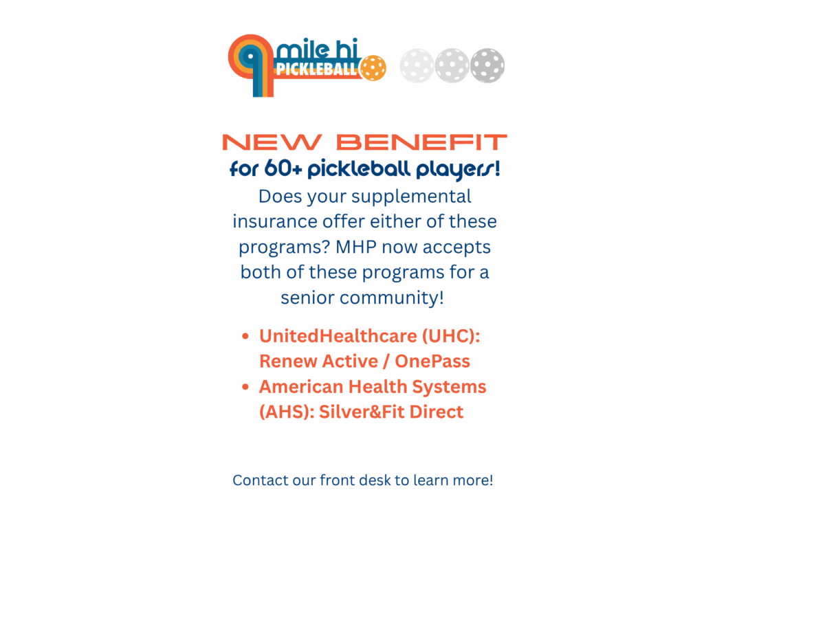 Mile Hi Pickleball • Denver, Colorado